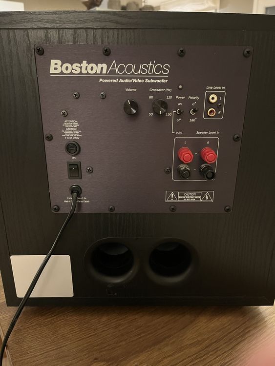 Subwoofer Boston Acoustics (Gebraucht) in Forch für CHF 20 – nur ...