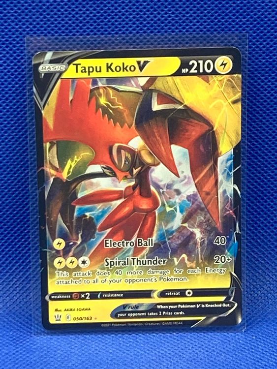 Pokemon Battle Styles / Tapu Koko V 050 / 163 EN (Neu (gemäss ...