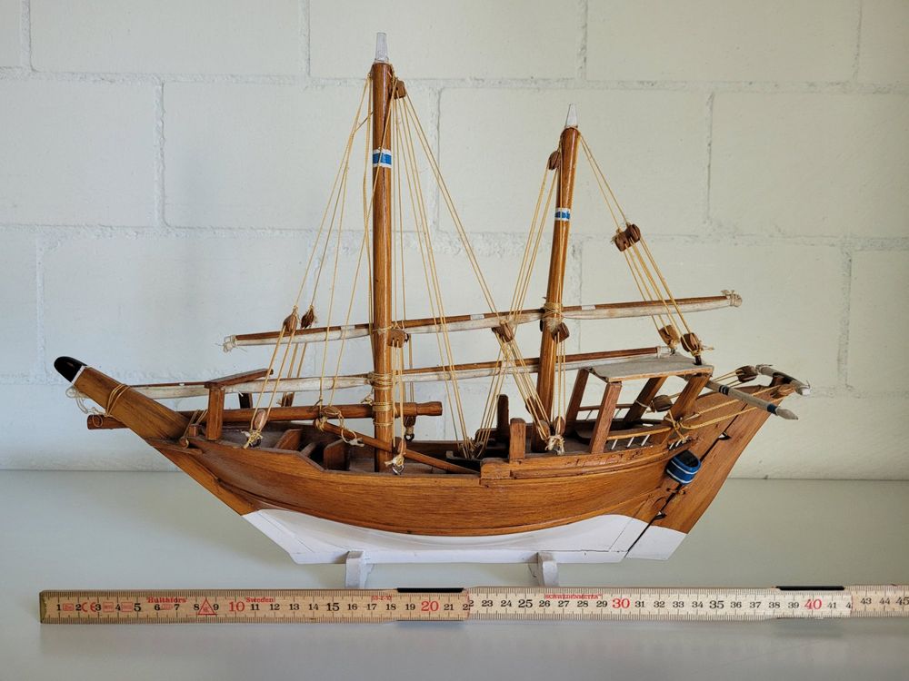 Modellschiff aus Holz - Vintage | Kaufen auf Ricardo