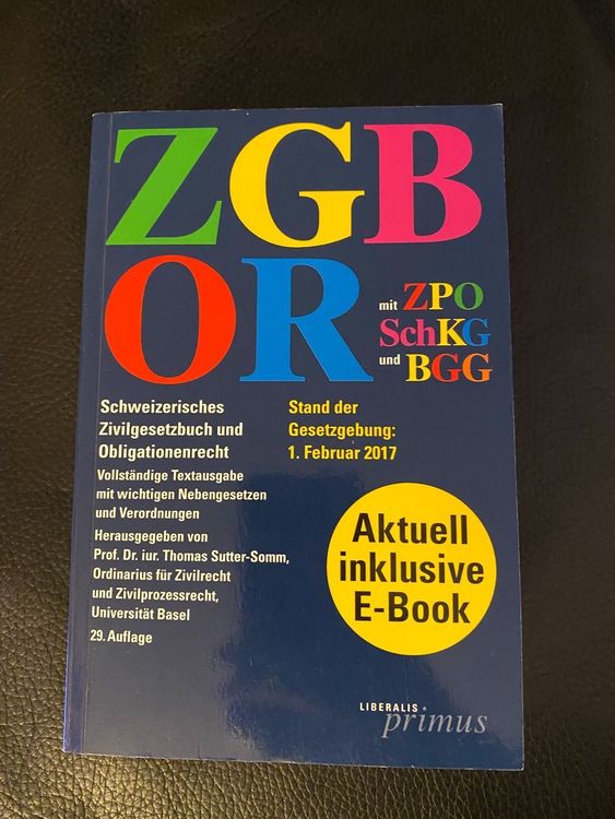 ZGB / OR (Gebraucht) in Embrach für CHF 1 – mit Lieferung auf Ricardo ...