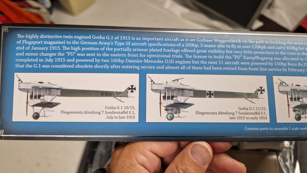 Gotha G1. - Wingnut Wings inkl. Figuren - RARITÄT | Kaufen auf Ricardo