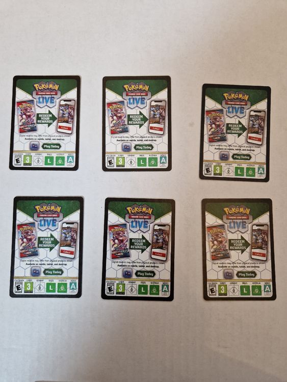 Pokemon online codes EN (Neu (gemäss Beschreibung)) in Avry-sur-Matran ...