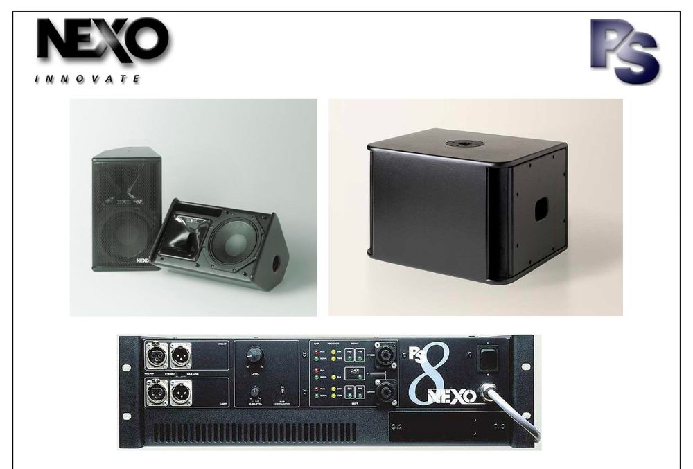 NEXO PS8 System (2x PS8 + LS400 + PS8 AMP) | Acheter sur Ricardo