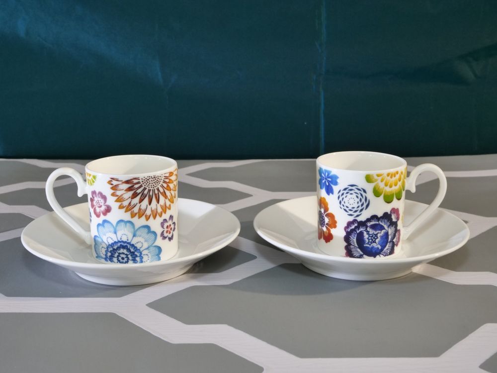 Villeroy & Boch Anmut Bloom // Espresso-Tassen (Gebraucht) in Lustmühle ...
