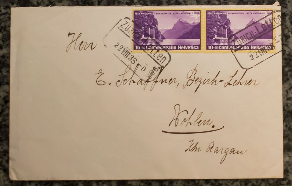 Pro Patria 1938 (Gebraucht) in Neuchâtel für CHF 5 – mit Lieferung auf Ricardo kaufen