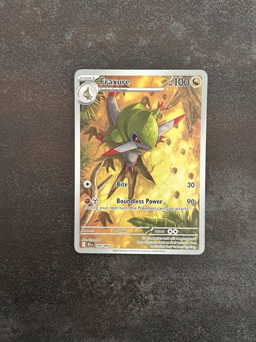 Pokemon Fraxure Secret Rare 146/086 Englisch Mint (Neu (gemäss ...