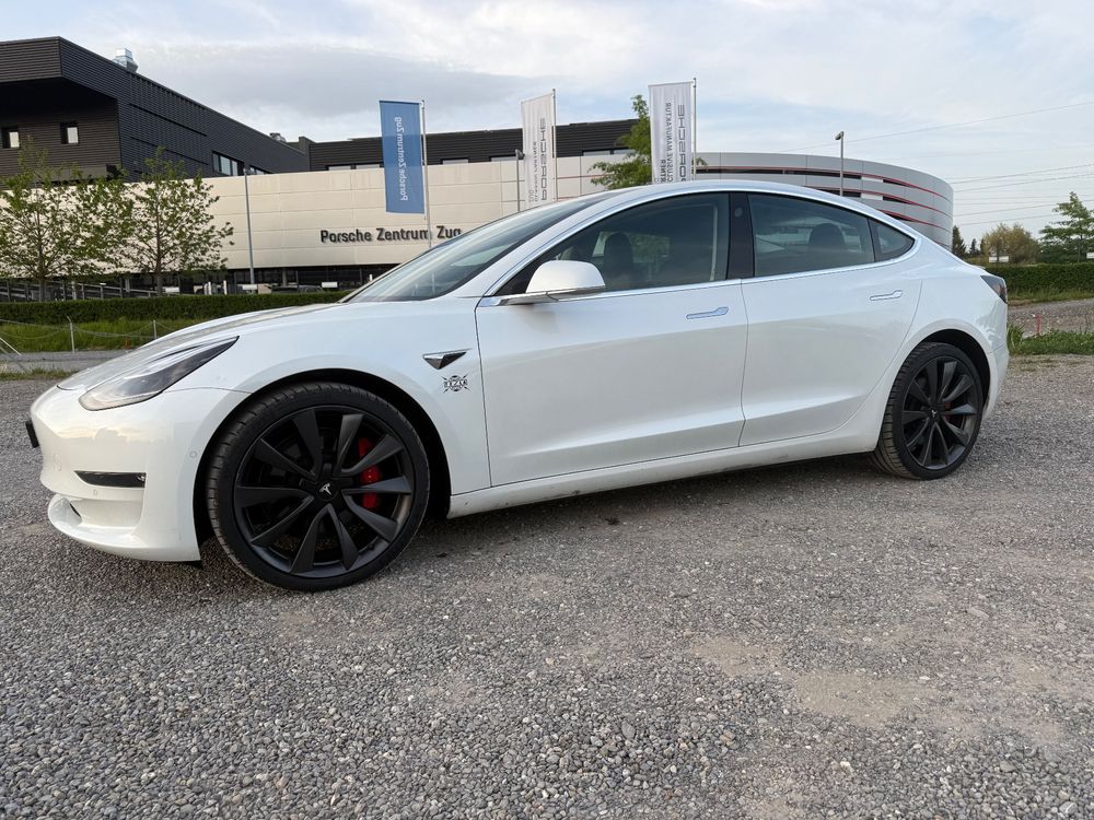 Tesla Model 3 PERFORMANCE, 2020, Garantie (NP: CHF 67'280.-) (D ...