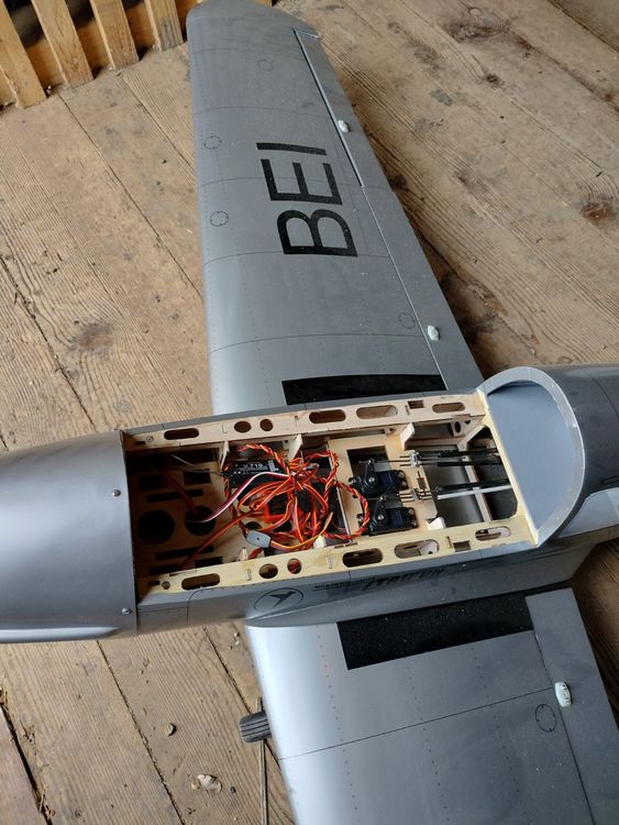 RC Messerschmitt ME-108 " Taifun" von Hebu (Neu (gemäss Beschreibung ...