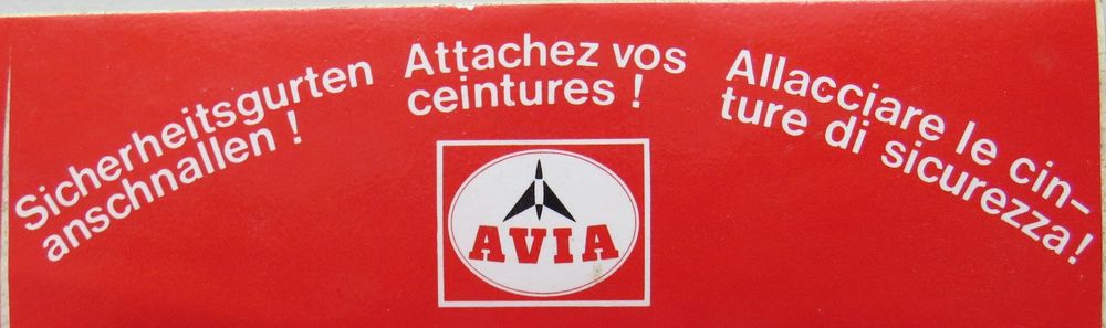 Alter Avia Sticker | Kaufen auf Ricardo