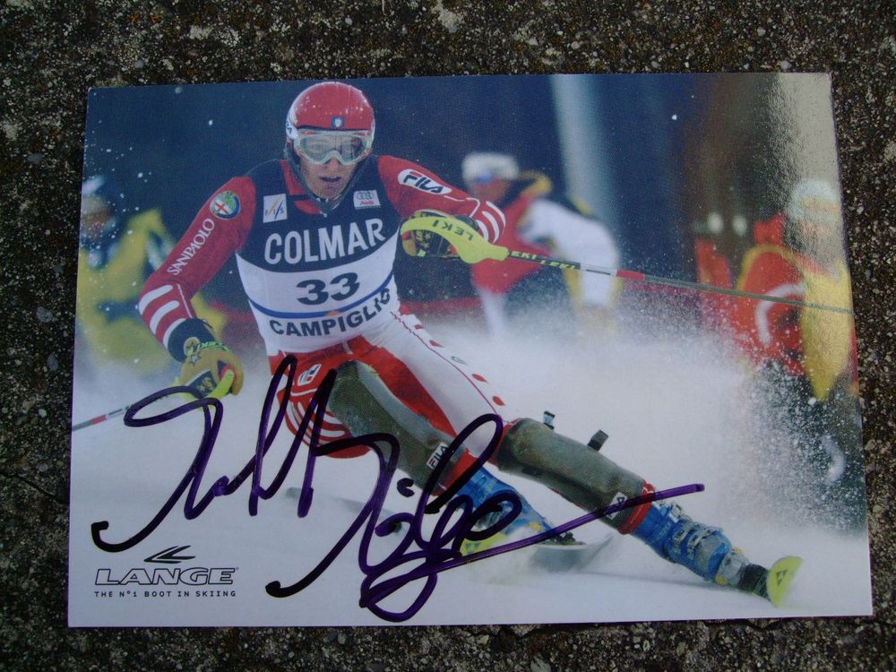 MANFRED MOELGG (ITA) AUTOGRAMMKARTE TOP (Gebraucht) in Schachen b ...