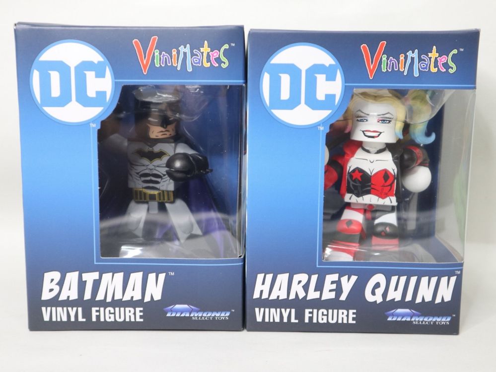 Vinimates Figur Batman & Harley Quinn DC (Neu und originalverpackt) in ...