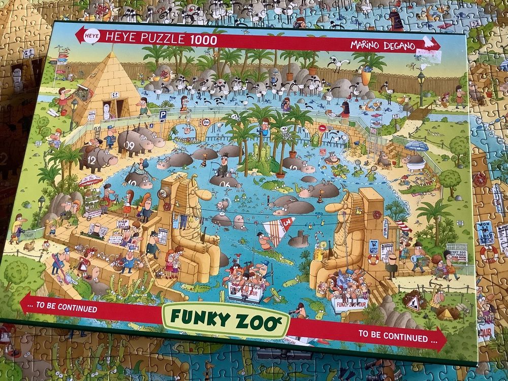 Funky Zoo Puzzle 1000 (Gebraucht) in Wichtrach für CHF 10 – mit ...