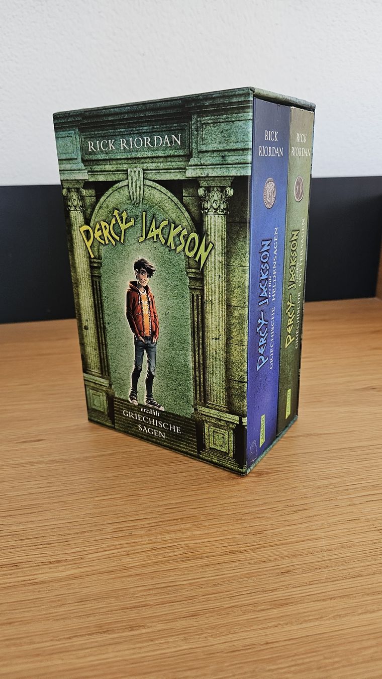 Percy Jackson Box 1-2, Griechische Sagen, Top Zustand (Neu (gemäss ...