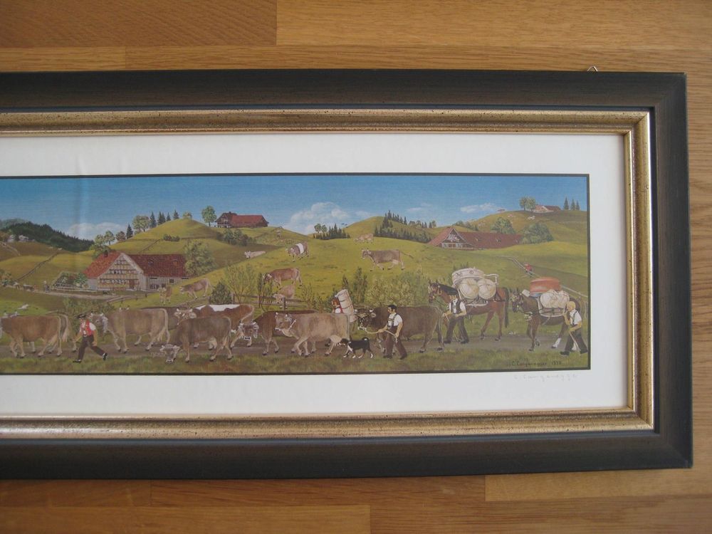 Appenzeller Bild Lilly Langenegger sign. | Kaufen auf Ricardo