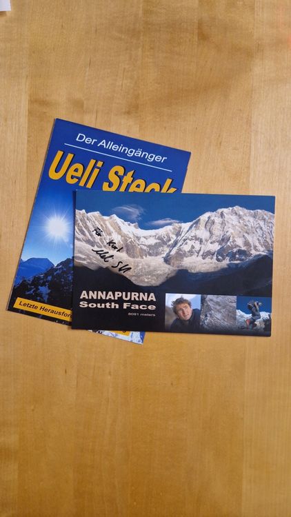Ueli Steck, Original Autogramm auf Karte in Farbe (Gebraucht) in ...