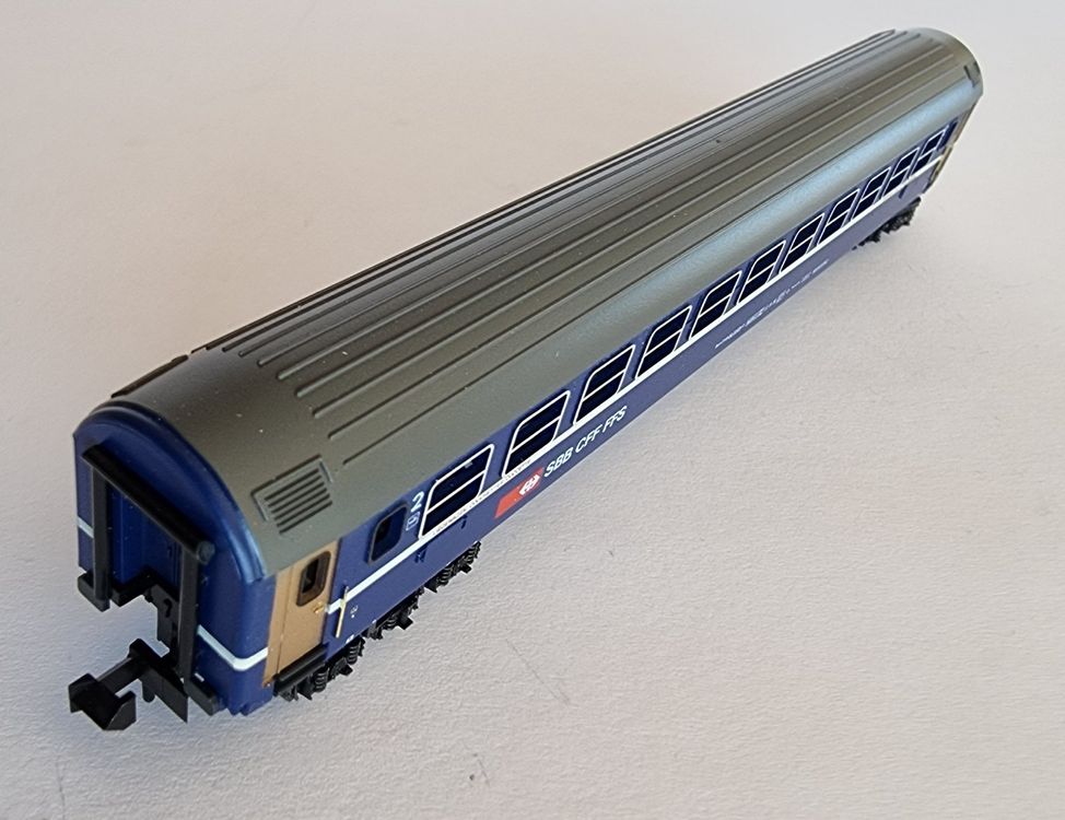 Minitrix 13361, SBB Liegewagen 2. Klasse, blau | Kaufen auf Ricardo