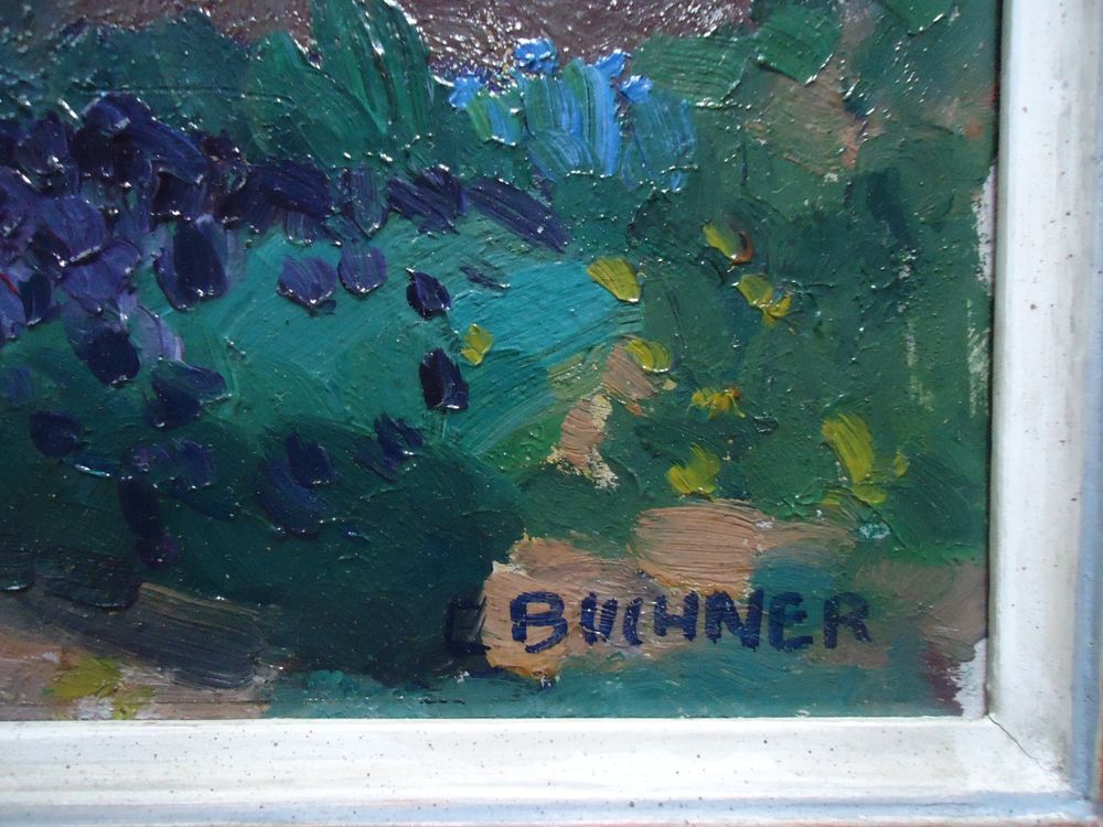 ERNST BUCHNER BASEL 1886 -1951 Oel auf Malkarton | Kaufen auf Ricardo