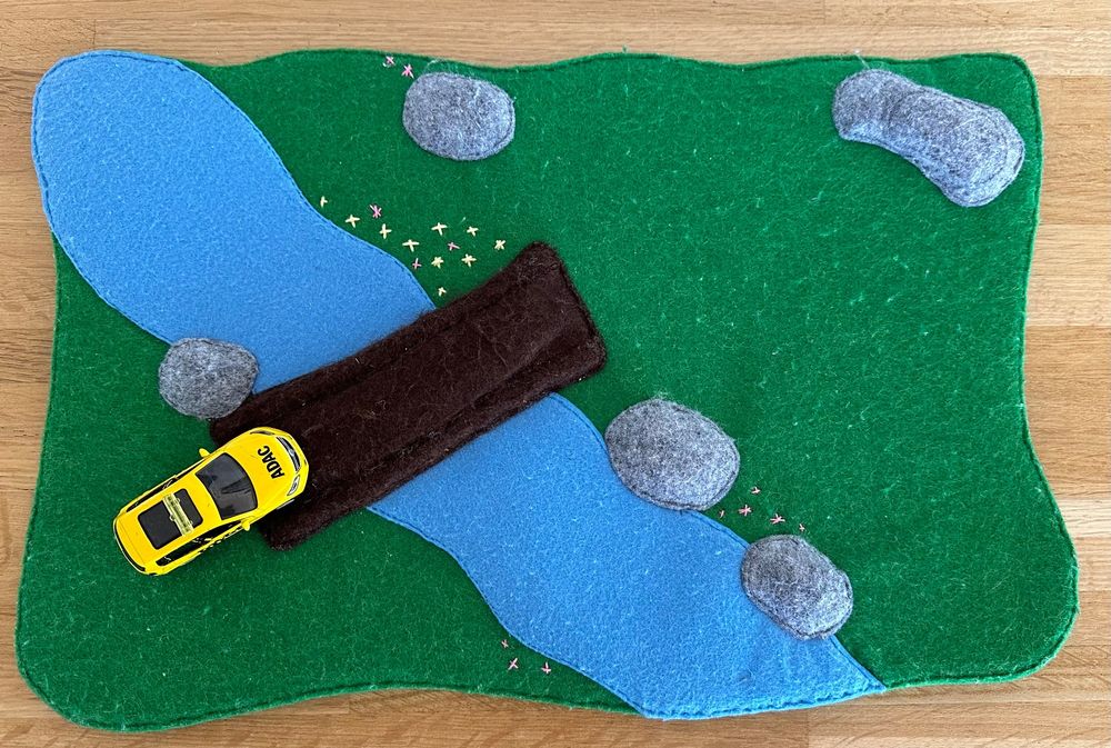 Spielmatte Autoteppich Filz DIY Nr. 2 | Kaufen auf Ricardo