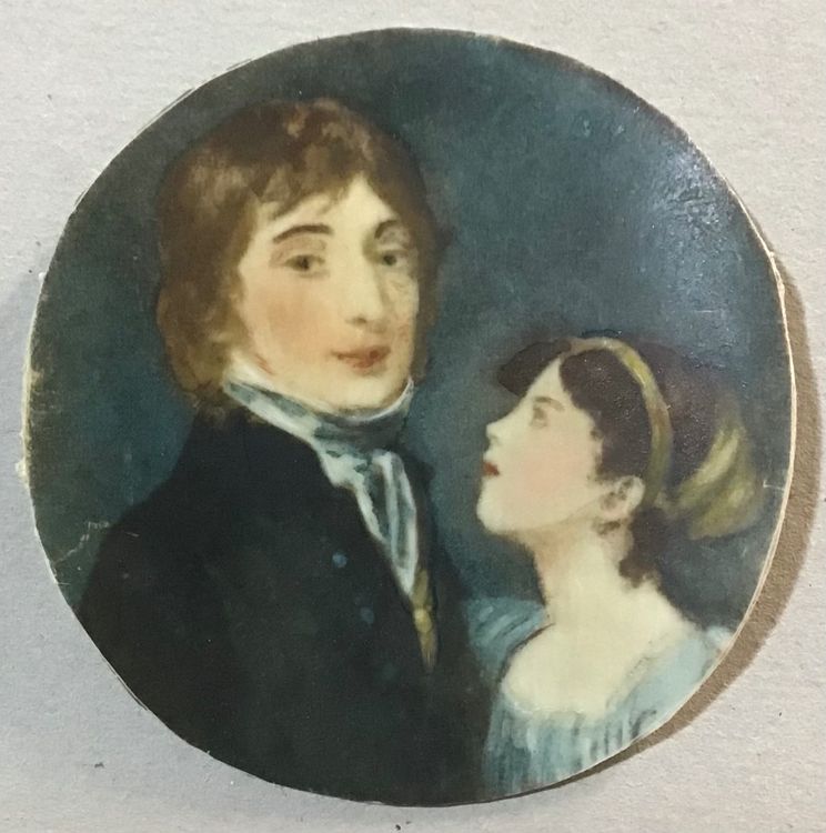 Antike Miniature Portrait Gemälde von 2 Personen (Gebraucht) in Root für CHF 5 – mit Lieferung ...
