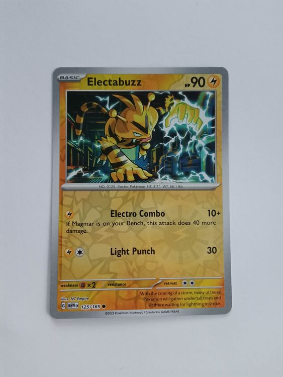 Electabuzz Elektek - REVERSE HOLO - Pokemon 151 Mew (Gebraucht) in ...