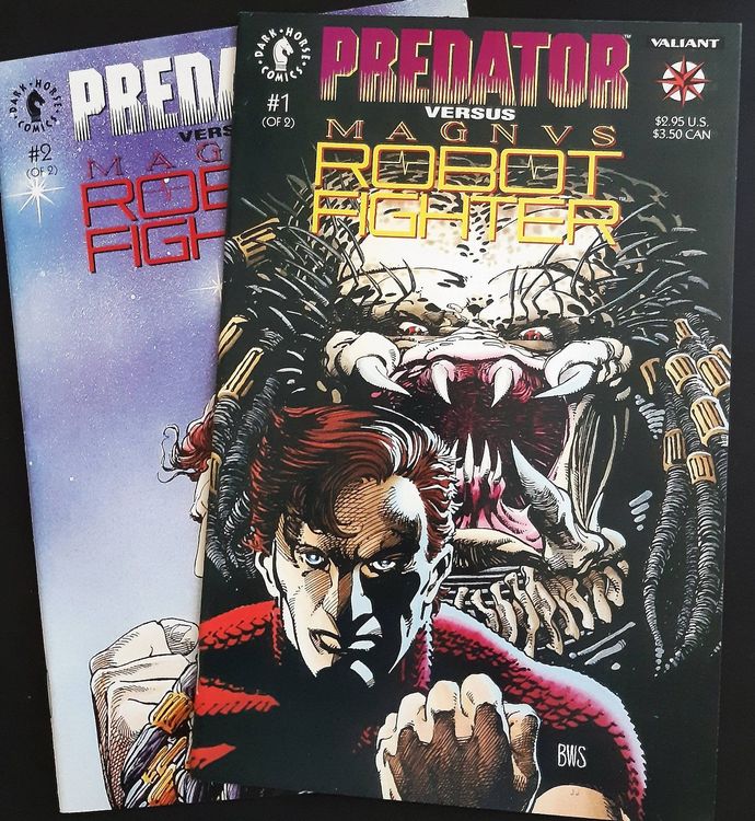 PREDATOR VS MAGNUS ROBOT FIGHTER 1-2 COMPLETE SERIE DH 1992 (Gebraucht ...