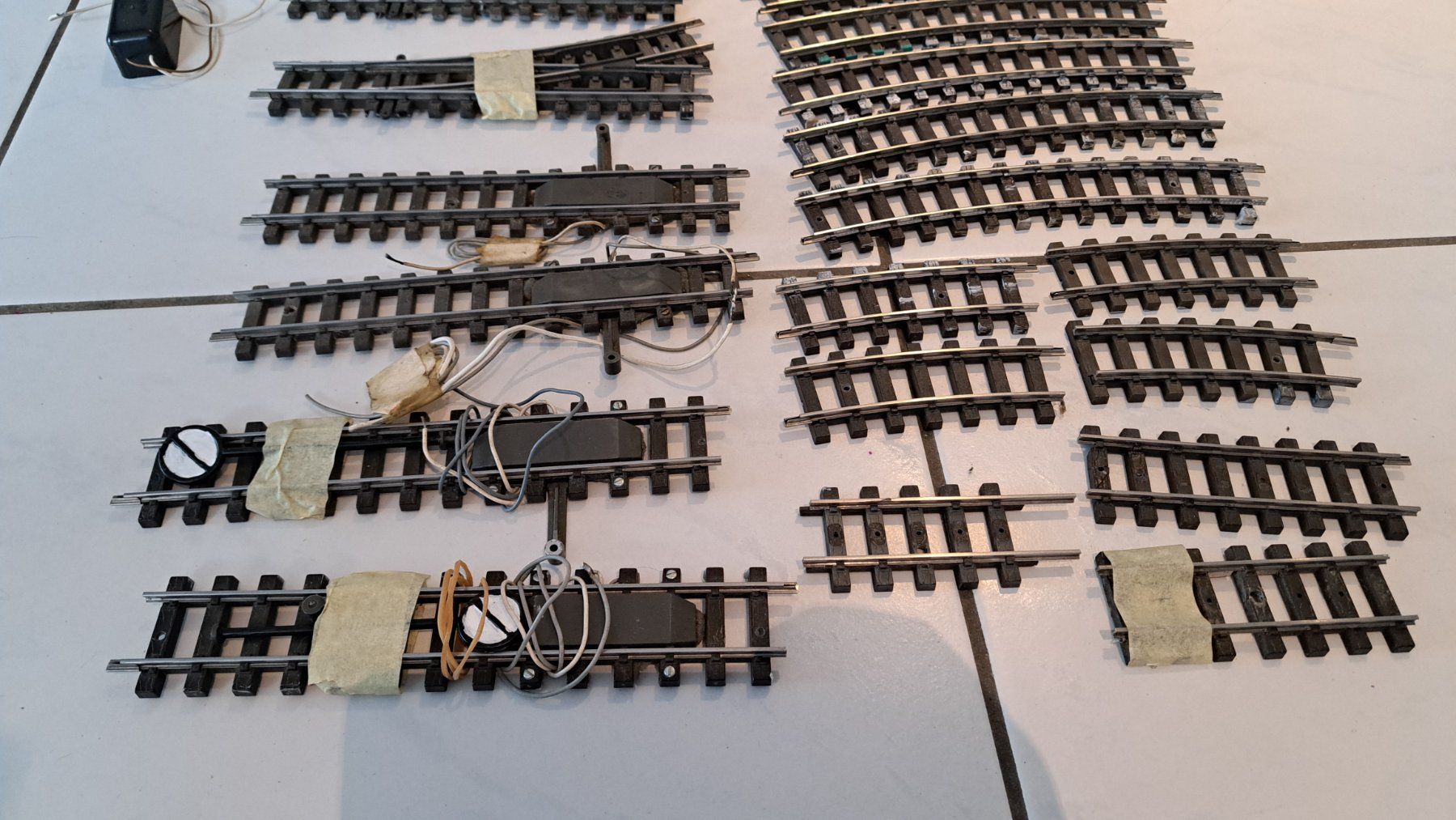 Roco Eisenbahn Schienen Weichen usw. Alpin Line Spur 0m Lot5 (Gebraucht ...