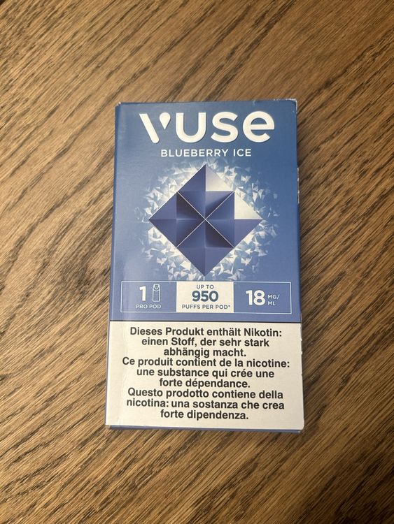VUSE pro Pod Blueberry Ice, 18 mg | Kaufen auf Ricardo