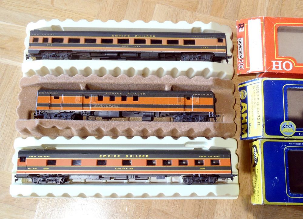 3x Rivarossi AHM Great Northern Empire Builder 1920'er | Kaufen auf Ricardo