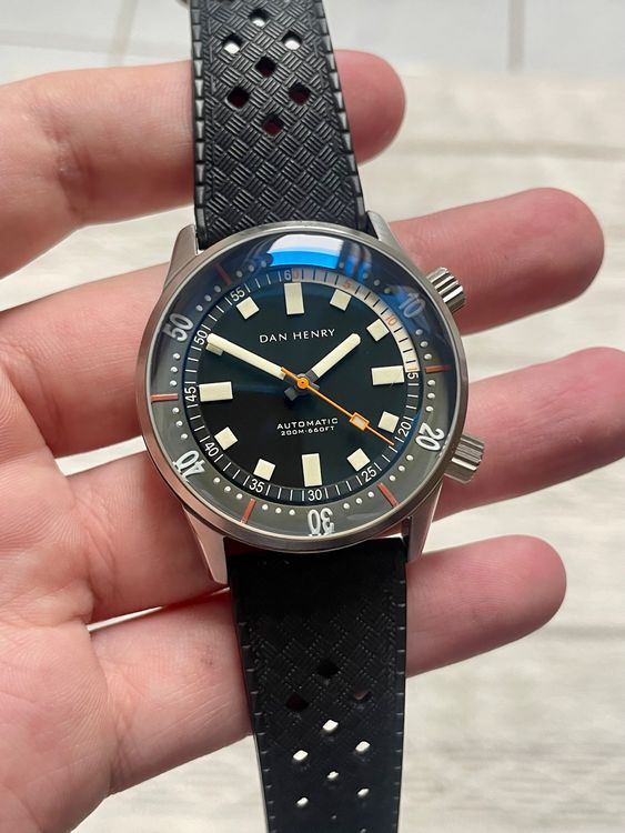 Dan Henry 1970 Automatic Diver Compressor 40mm Microbrand (Gebraucht ...