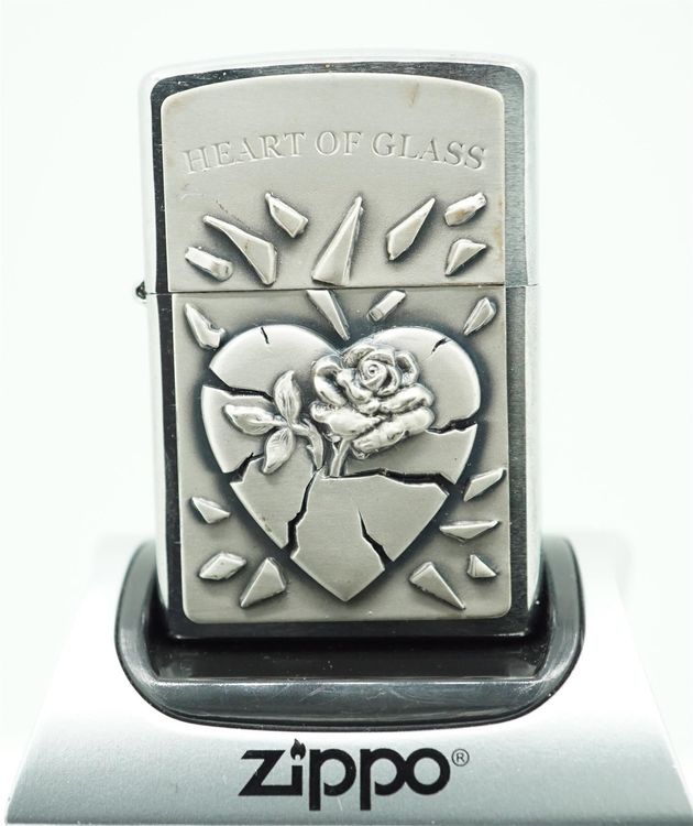 ZIPPO® HEART OF GLASS-HEAVY-3D-2010-UNEZÜNDET | Kaufen auf Ricardo