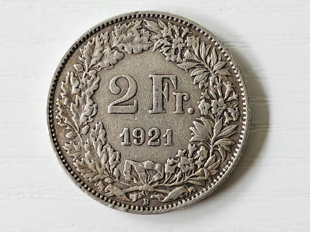 2 Franken - 1921 (Silber) | Kaufen auf Ricardo