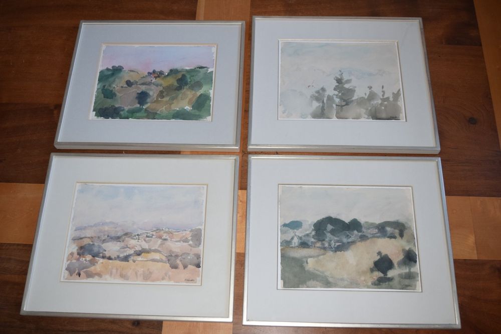 Paul Stöckli (1906-1991) Aquarell Landschaft gerahmt (Gebraucht) in Stans für CHF 165 – mit ...