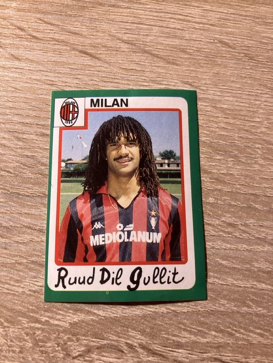 Panini Calcioflash 1990 Ruud Gullit AC Milan Top Qualität (Nuovo ...