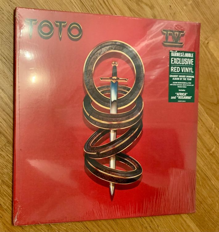 TOTO „IV“ LTD ED RED VINYL BARNES & NOBLE SEHR RAR SEALED!! | Kaufen auf Ricardo