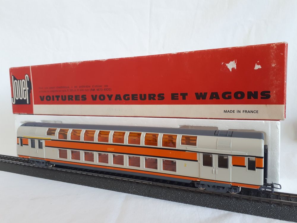 Jouef HO 5083 Doppelstockwagen 1./2. Klasse SNCF (Neu und originalverpackt) in Arbon für CHF 1 ...
