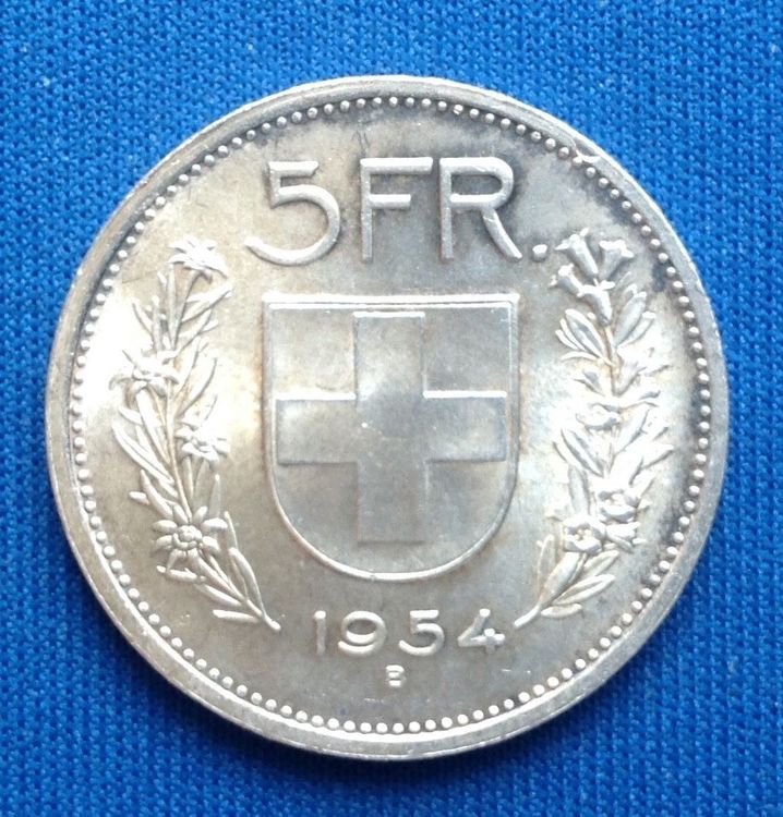 5Fr. Münze 1954 | Kaufen auf Ricardo