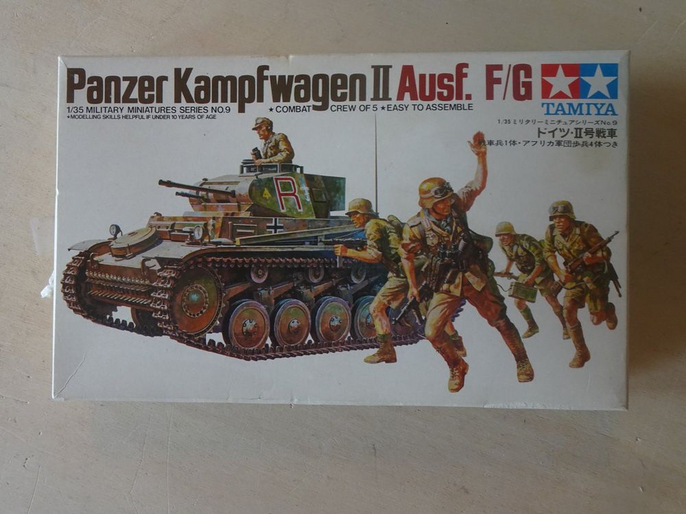 Tamiya N0 3509-500 PanzerKampfwagen II 1:35/int 32 (Neu (gemäss ...