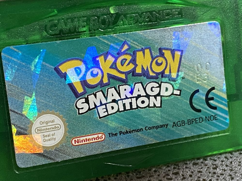 Pokémon Smaragd-Edition Gameboy Advanced Nintendo grün (Gebraucht) in ...