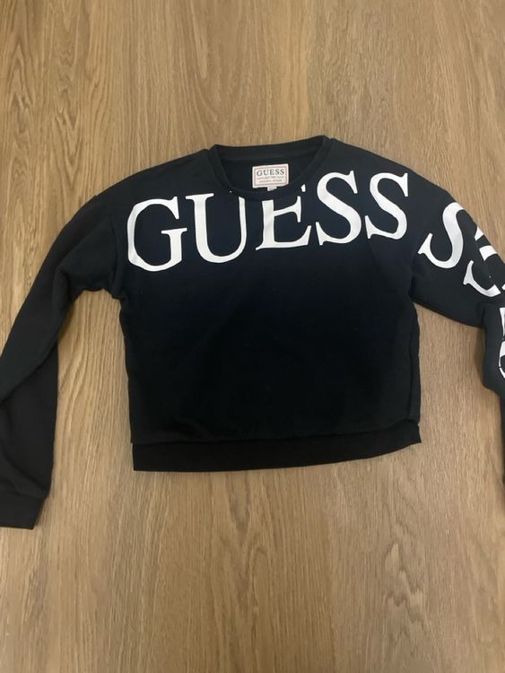 Sweat Guess noir et blanc, taille 12 ans (Neuf (Voir description)) à Coppet pour CHF 8 – avec ...