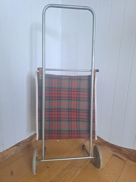 True Vintage 60s Trolley Einkaufswagen Hackenporsche Wagen (Gebraucht ...