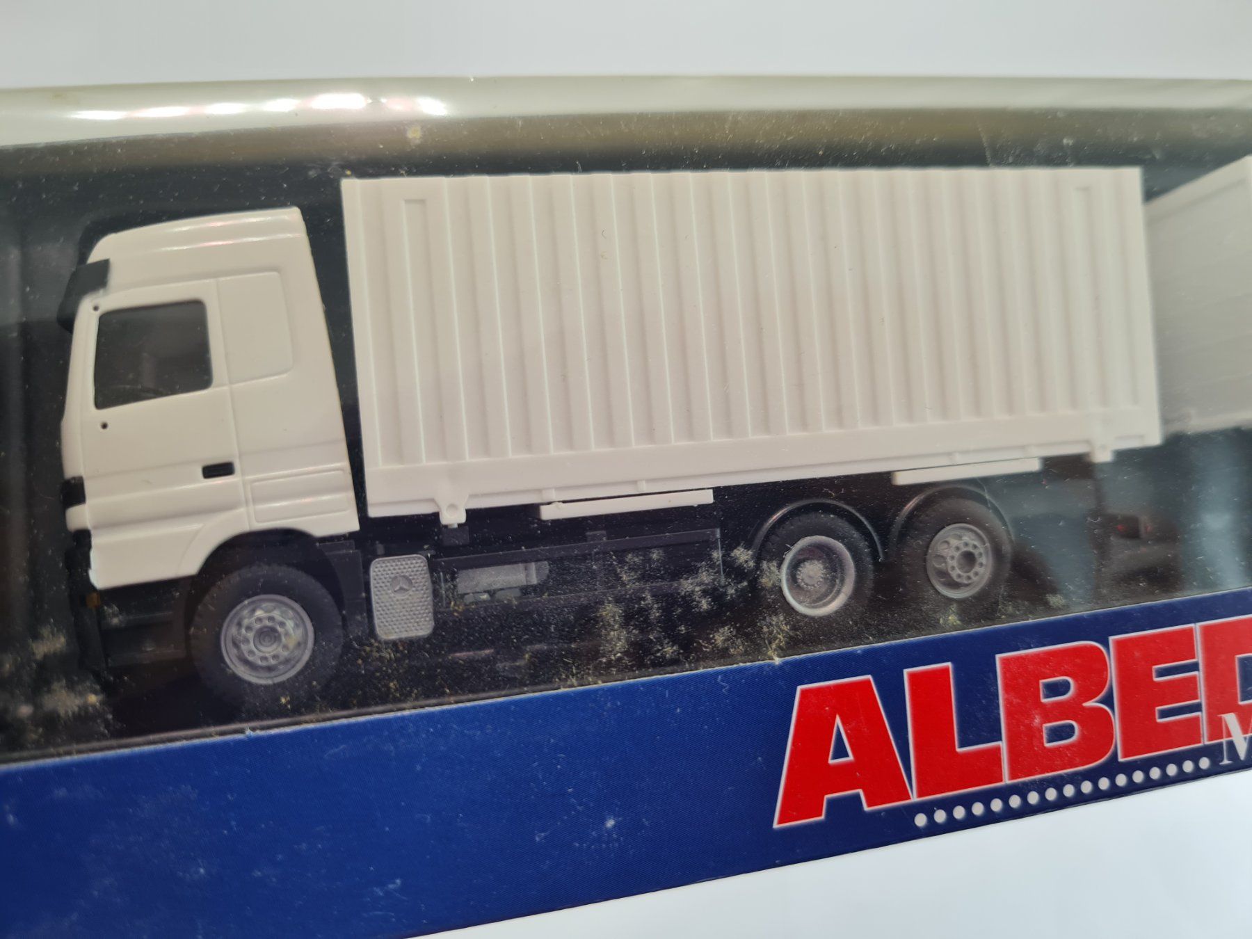 Albedo Modelle 500192 MB Actros Anhängerzug weiss H0 1:87 (Neu (gemäss ...