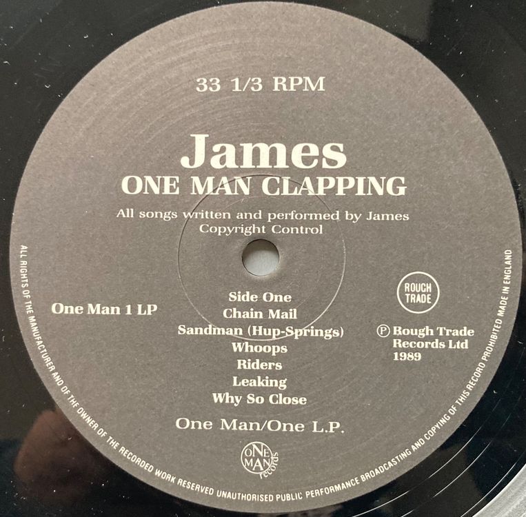 JAMES - ONE MAN CLAPPING (Gebraucht) in Poliez-Pittet für CHF 60 – mit ...