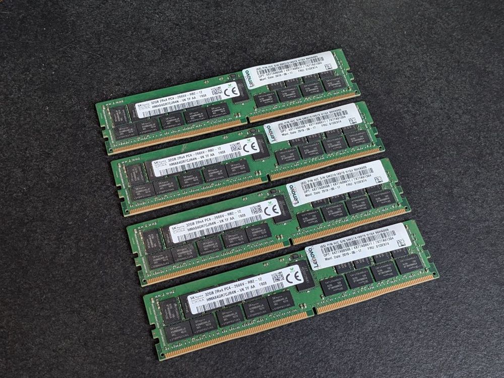 SK Hynix ECC Server RAM DDR4 32GB PC4 2666MHz HMAS4GR7CJR4N (Gebraucht ...