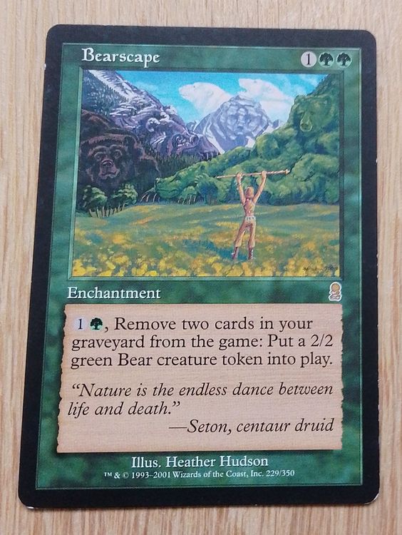Magic the Gathering Karte Bearscape B1 (Gebraucht) in Wohlen AG für CHF ...