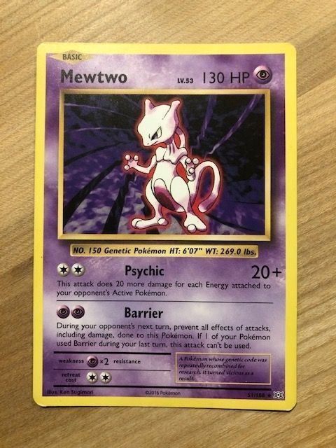 Pokemon Mewtwo LV.53 (2016) 51/108 (Neu (gemäss Beschreibung)) in ...