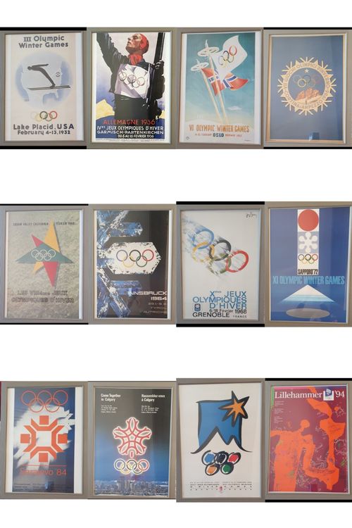 Collection 15 Olympic Winter Games Posters | Kaufen auf Ricardo