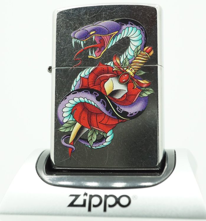 ZIPPO® TATTOO ART-print-2016-UNGEZÜNDET | Kaufen auf Ricardo