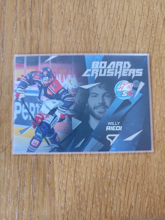 Carte de Hockey Board Crushers Willy Riedi ZSC Lions (Neuf (Voir ...