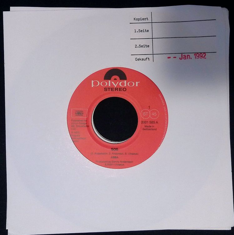 ABBA - SOS 7 Single | Kaufen auf Ricardo