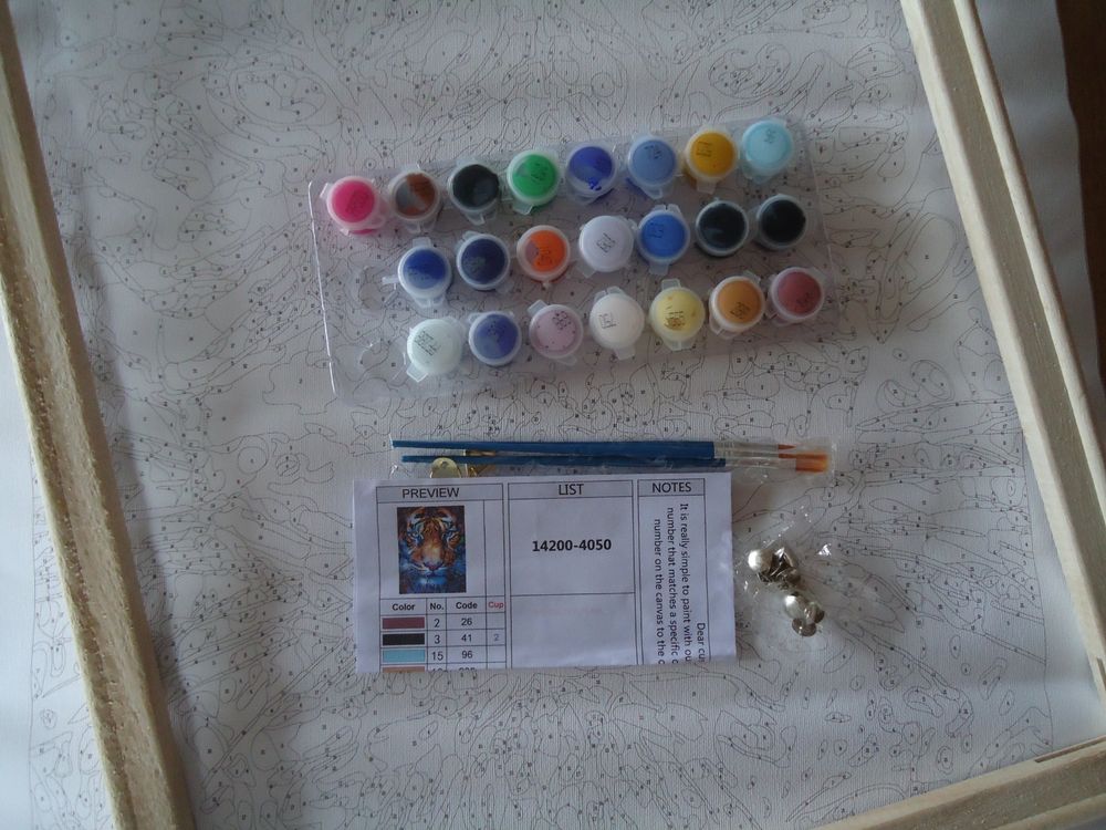 neu! Malen nach Zahlen, 40 x 50 cm, alles dabei + Rahmen | Kaufen auf Ricardo